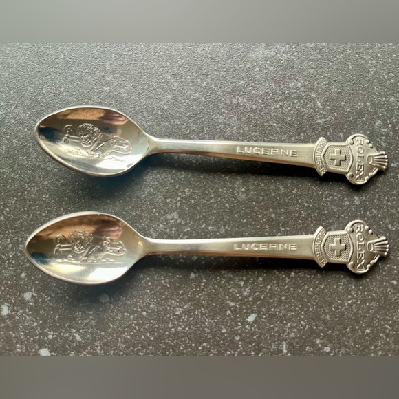 Rolex | Dining | Rolex Souvenir Spoons Set Of 2 | Poshmark